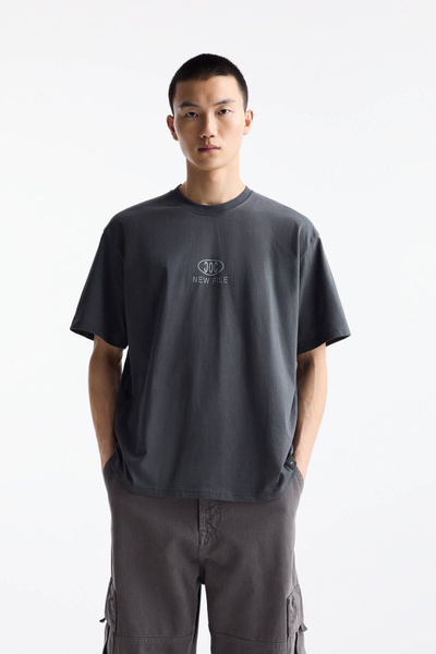 Поло Pull&Bear, размер 44, цвет темно-серый - купить по выгодной цене в интернет-магазине OZON ...