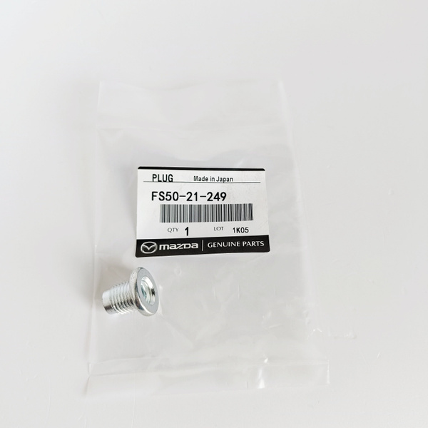 Пробка сливная поддона FS5021249 Mazda 2 3 5 6 CX3 CX5 CX7 / Мазда ...