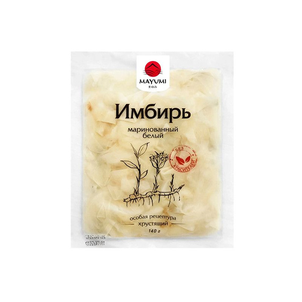 Имбирь маринованный белый Mayumi, 140 г - купить с доставкой по ...