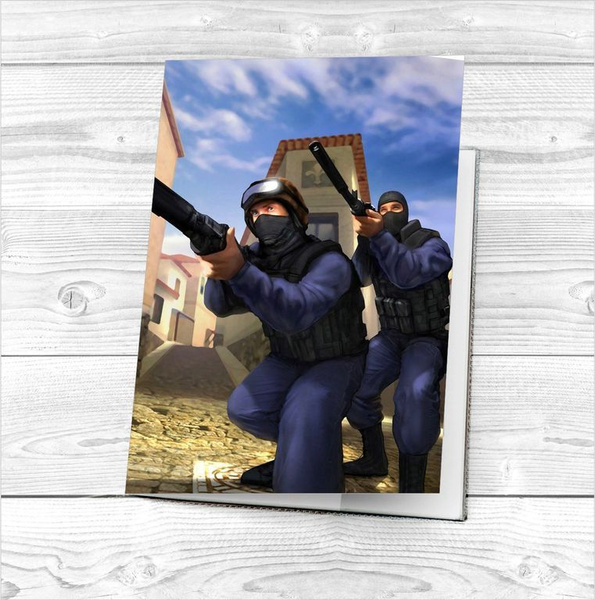 Обложка на паспорт экокожа GOODbrelok Counter-Strike, CS GO, Контр Страйк №1 - купить с ...
