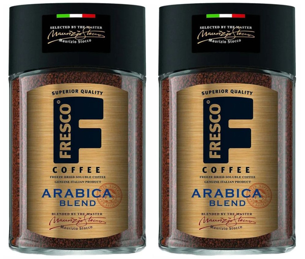 Кофе растворимый Fresco Arabica Blend, 100 гр в ст/б - 2 банки - купить ...
