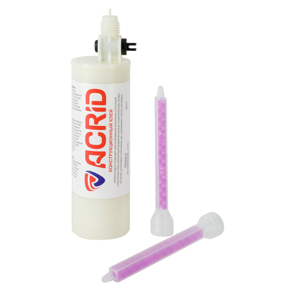 Конструкционный клей AcriBond 310, 380мл (в комплекте 2 носика ...