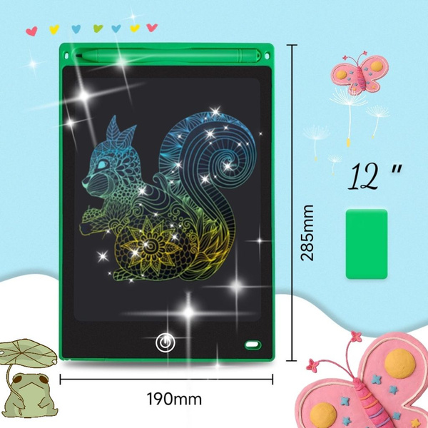 Цветной Графический LCD планшет для рисования детский со стилусом ...
