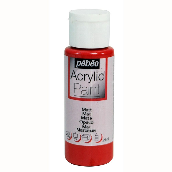 Краски акриловые "PEBEO" Acrylic Paint для декора матовая 59 мл 097808 ...