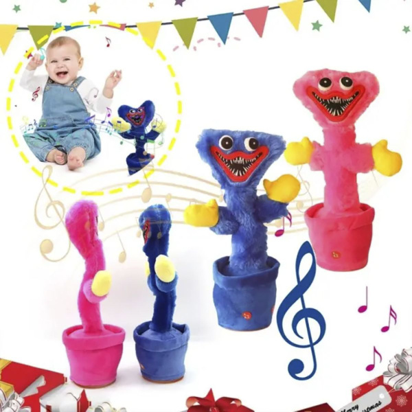 Talking Poppy Playtime плюшевая игрушка, 120 оригинальных песен, танцы ...