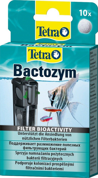 Средство Tetra Bactozym, для биологического запуска аквариума, 10 ...