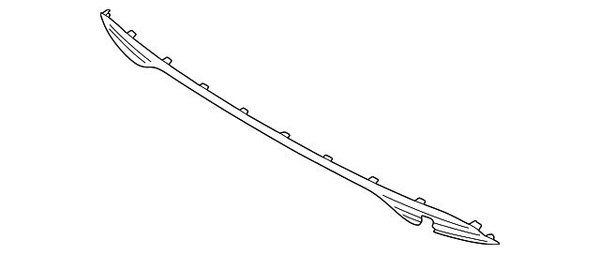 Молдинг бампера HYUNDAIKIAMOBIS/ ОЕМ 86696S1500 купить по низкой цене в ...