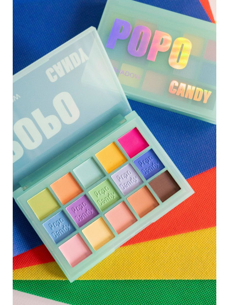 Палетка теней для век глаз, 15 цветов POPO CANDY - купить с доставкой ...