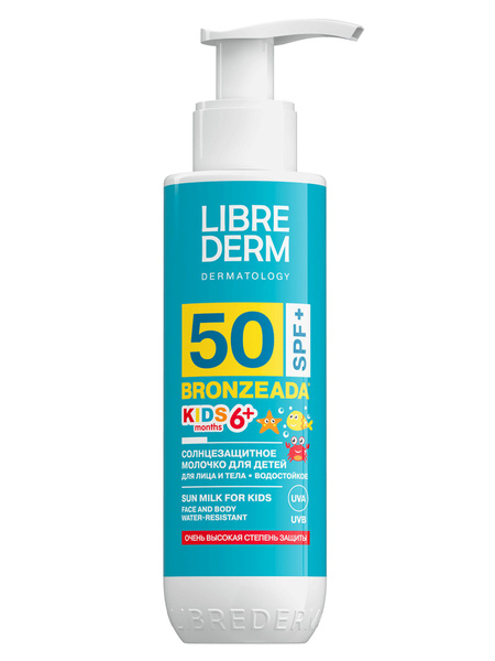 Молочко Солнцезащитное Spf 50 Librederm Bronzeada Full Spectrum Kids ...