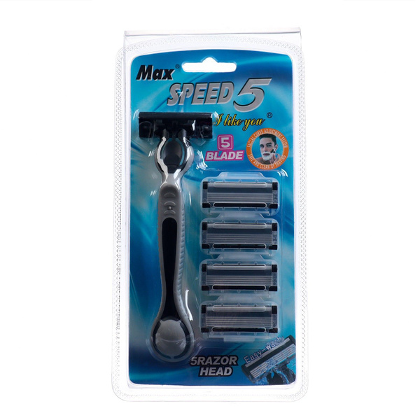 Бритвенный станок Max speed 5 - купить с доставкой по выгодным ценам в ...