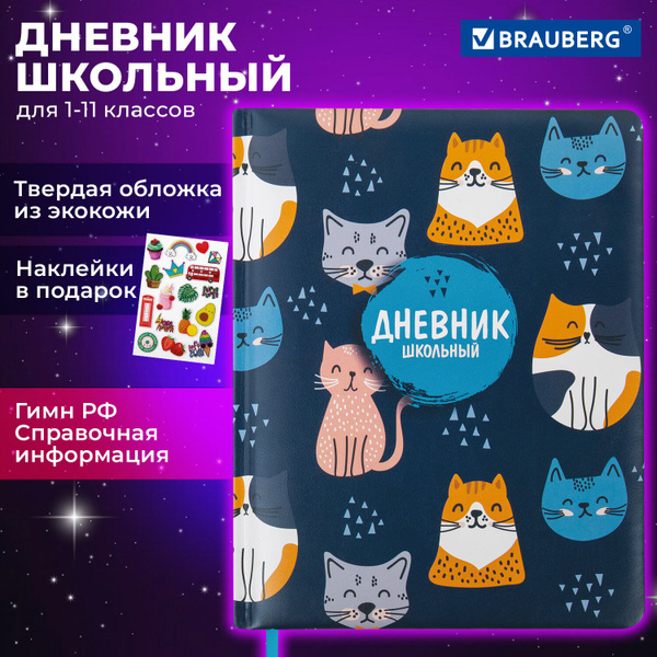 Дневник школьный для девочек 1-11 класс, канцелярия в школу, 48 листов ...