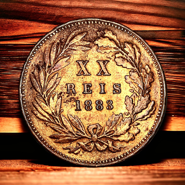 Монета Португалия 20 рейс 1883 года. Луис I - купить в интернет-магазине OZON с быстрой ...