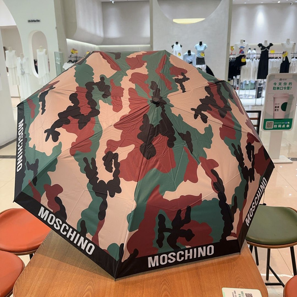 Умный зонт Moschino, 3 сложения, зеленый лишайник купить по низкой цене ...