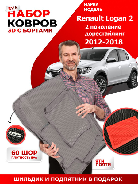 Коврики в салон автомобиля ЯТИ ПОЯТИ Автомобильные коврики для Рено ...