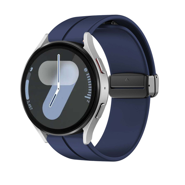 Силиконовый магнитный ремешок для смарт часов Samsung Galaxy Watch 7 FE ...