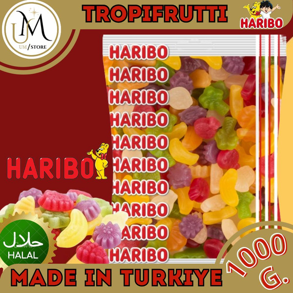 Жевательный халяльный мармелад Харибо (HARIBO) Тропические фрукты 1000г ...