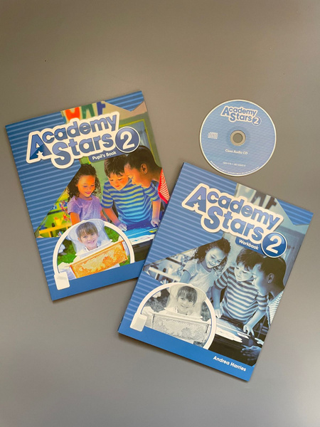 Academy Stars 2 Учебник + Рабочая Тетрадь + Диск - купить с доставкой ...