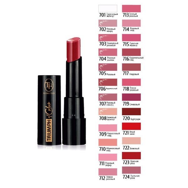 Triumph Губная помада Triumrf of Color тон 704 розовая дымка купить на ...