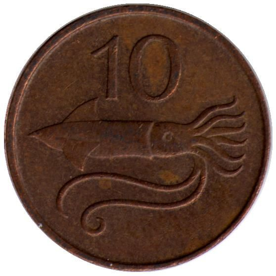 Кальмар. Монета номиналом 10 эйре. Исландия. 1981 год. - купить в интернет-магазине OZON с ...