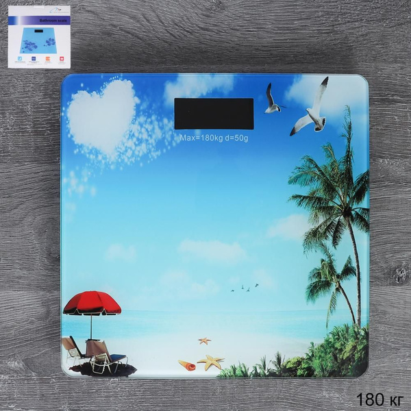 Напольные весы Юнит Весы напольныt, голубой купить по низкой цене с ...