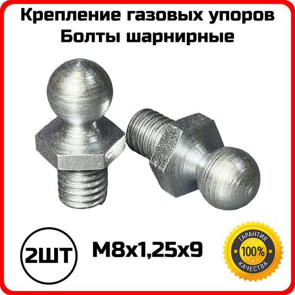 Болты, гайки, хомуты, стяжки M8 х 1,25, 2 шт. купить по выгодной цене в интернет-магазине OZON ...