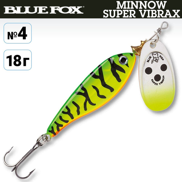 Вращающаяся Блесна Blue Fox Minnow Super Vibrax, 1 шт купить c ...