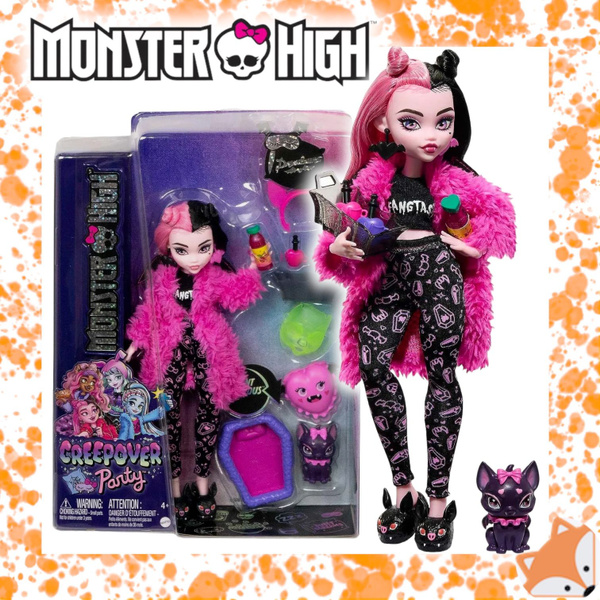 Кукла Monster High Draculaura Монстр Хай Пижамная вечеринка Дракулаура ...