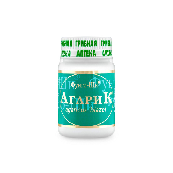 БАД к пище гриб Агарик 60 капсул по 115 мг (agaricus blazei) "Фунго-Ши ...