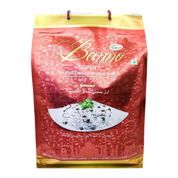 SULSON Basmati Rice Banno Рис Басмати Банно Супер традиционный 5кг ...