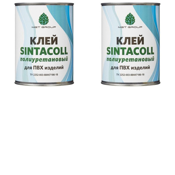 МГТ ГРУПП Клей Sintacoll, для ПВХ изделий, полиуретановый, 1000 мл, 2 ...