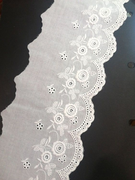 Кружево(Шитье) Mauri Angelo (Италия), 100%хлопок, 1 метр купить на OZON ...