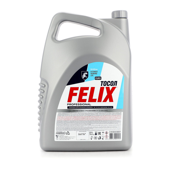 Антифриз FELIX Euro синий G11 10л. купить по выгодной цене в интернет-магазине OZON (1675898883)