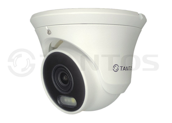 Купольная IP камера 5мп TANTOS TSi-Ee50FP с микрофоном и POE питанием ...