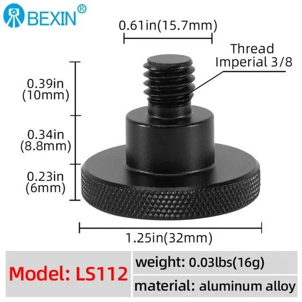 Переходник-адаптер 3/8' Famale to 3/8' Male LS-112 BEXIN - купить с ...