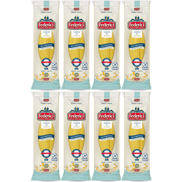 Макаронные изделия Federici No 3 Спагетти без глютена 400 г, набор: 8 штук купить на OZON по ...