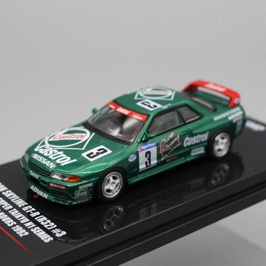 Машинка INNO 1/64 Nissan GTR R32 castrol super taikyu n1 series1992 Die ...