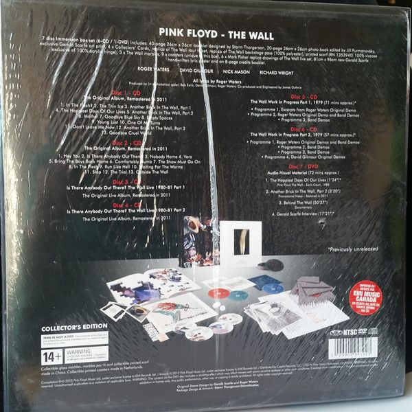 CD Pink Floyd - The Wall (Immersion Box) Поп, Рок, Джаз (CD) - купить ...