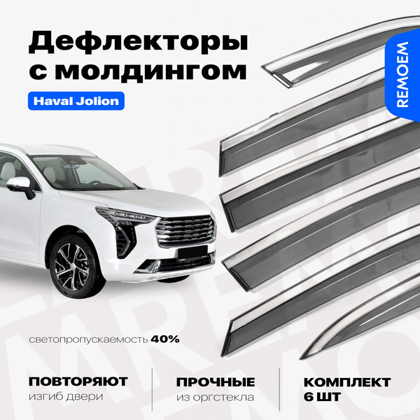 Вопросы и ответы о Дефлекторы для Хавал Джолион (2020-2024) ветровики с ...