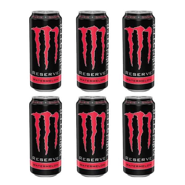 Энергетический напиток Monster Energy Reserve Watermelon, 500 мл х 6 шт ...