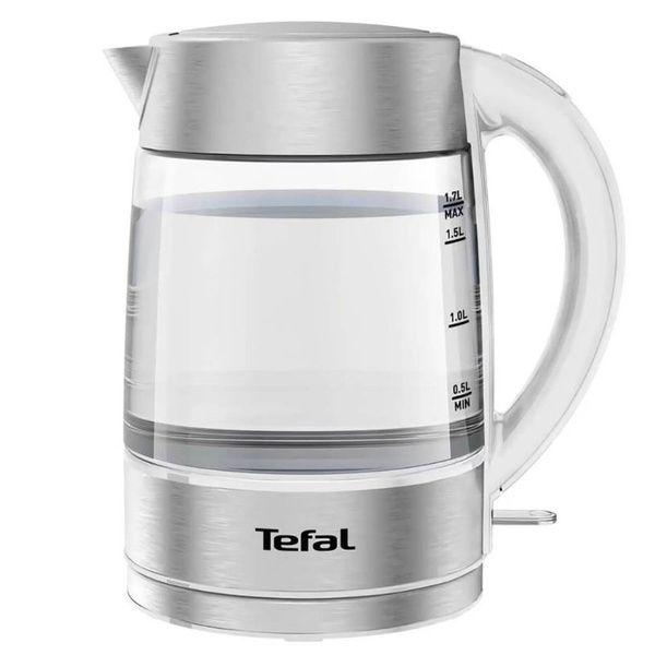 Электрический стеклянный чайник Tefal KI772138, Silver купить на OZON ...