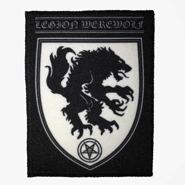 Нашивка Satanic Warmaster "Legion Werewolf" сублимационная патч black ...