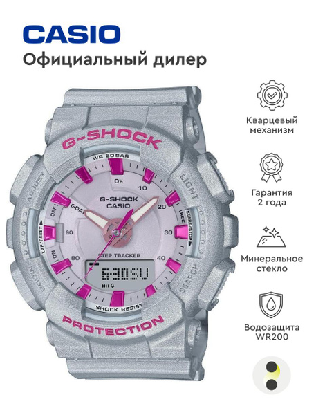Характеристики Женские наручные часы Casio G-Shock GMA-S130NP-8A ...