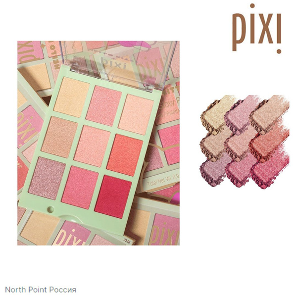 PIXI + Hello Kitty Chrome Glow Palette Палитра теней для век купить на ...