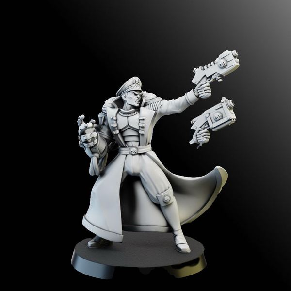 Игровые миниатюры Krieg Commissar Warhammer 40K (Коммиссар Корпус ...