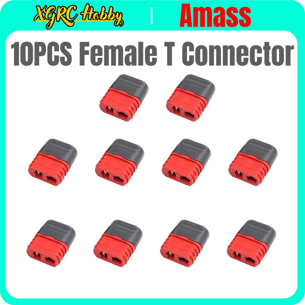 10 разъемов Amass T с заглушками, мужские и женские, два типа на выбор - купить с доставкой по ...