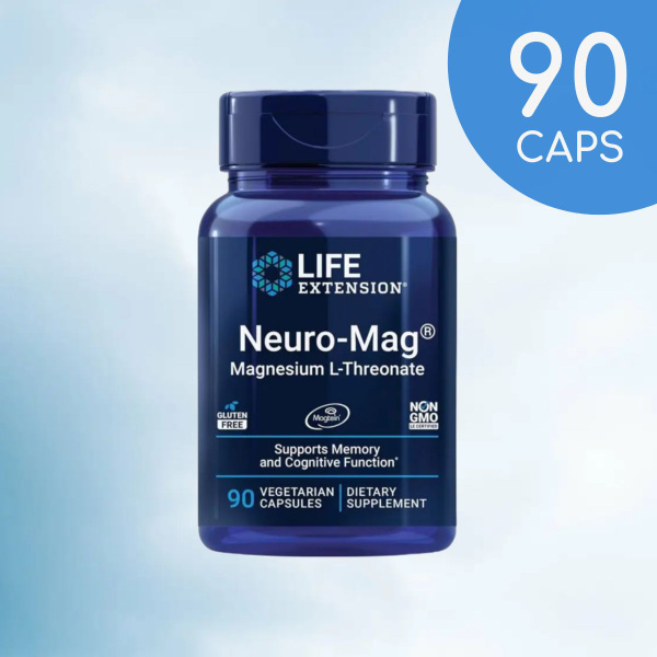 Лайф Экстеншн Neuro-Mag Magnesium L-Threonate Life Extension, 90 шт ...
