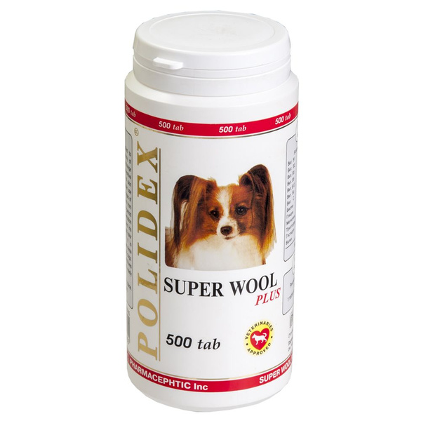 Polidex SuperWool Plus для собак, Кормовая добавка для улучшения ...