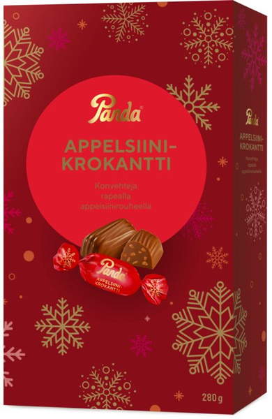 Шоколадные конфеты Panda с апельсиновой крошкой 280 г (из Финляндии ...