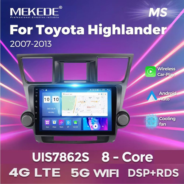 Магнитола Mekede M300S для Toyota Highlander (07-13). 4x32Gb, 8 ядер ...