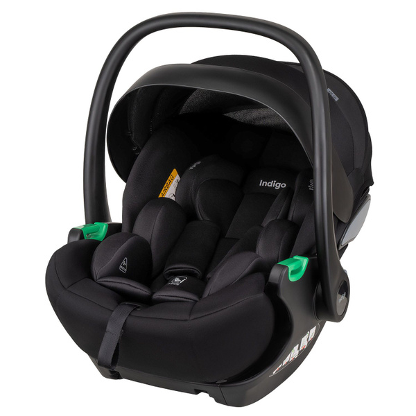 Автокресло Indigo TECHNO I-SIZE 0+ (40-87см) с базой ISOFIX черный ...